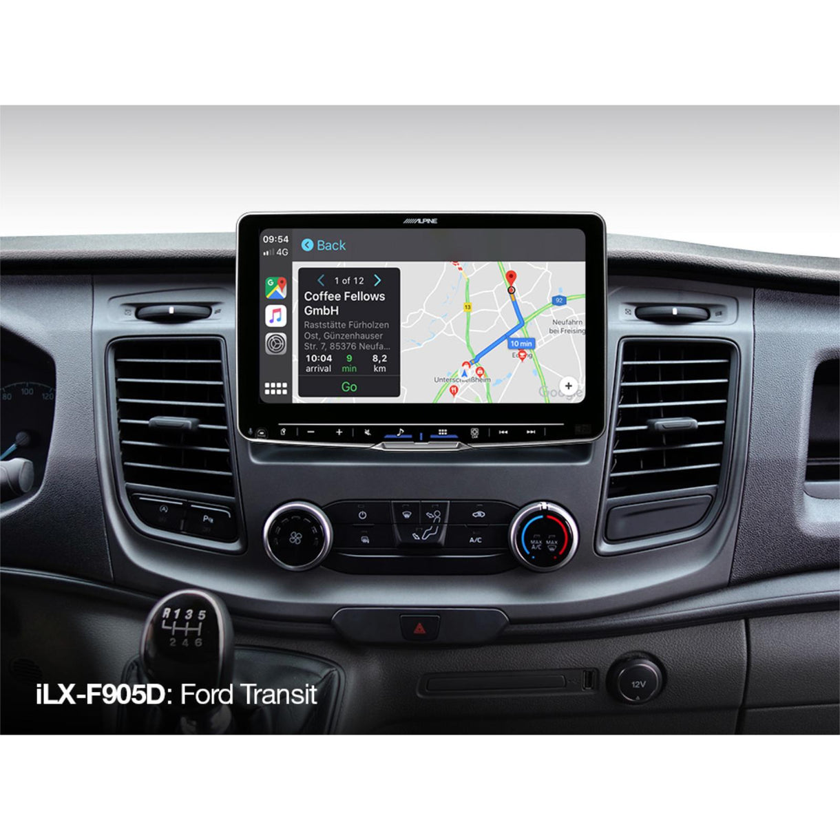 Alpine ILX-F905D Halo 9 Apple CarPlay Android Auto DAB Bluetooth 9" Ca ...