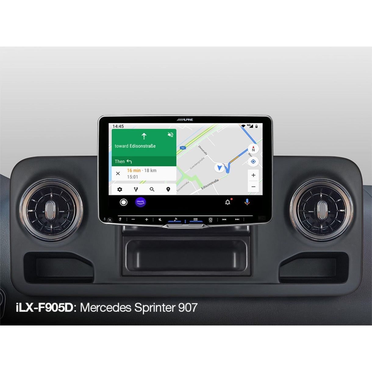 Alpine ILX-F905D Halo 9 Apple CarPlay Android Auto DAB Bluetooth 9" Ca ...